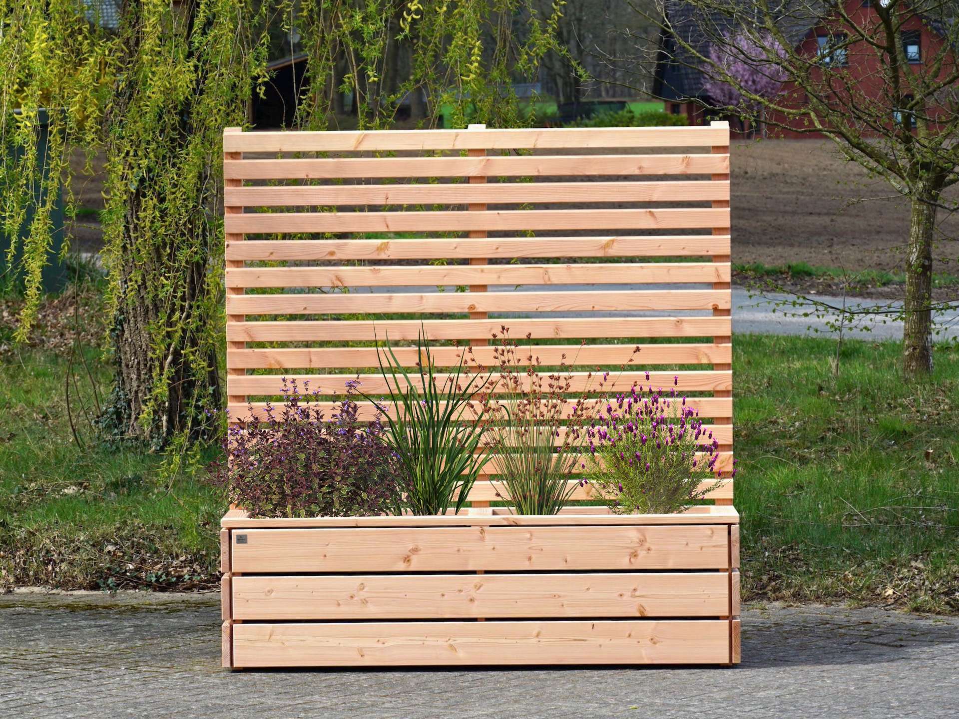 Blumenkasten Mit Sichtschutz 180 Hoch